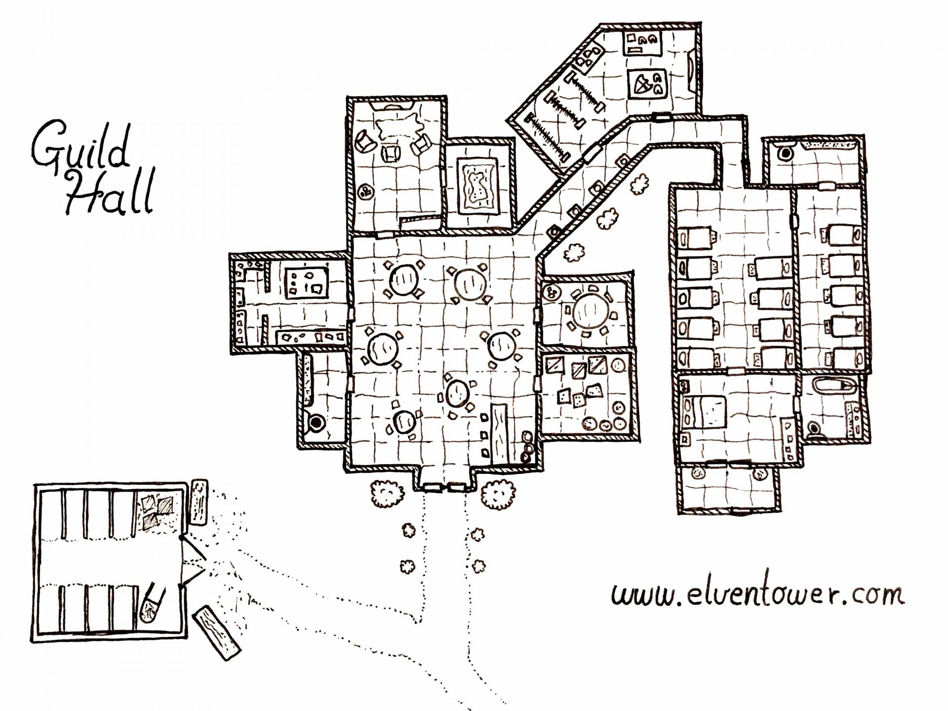 Guild Hall Map Guild Hall Map
