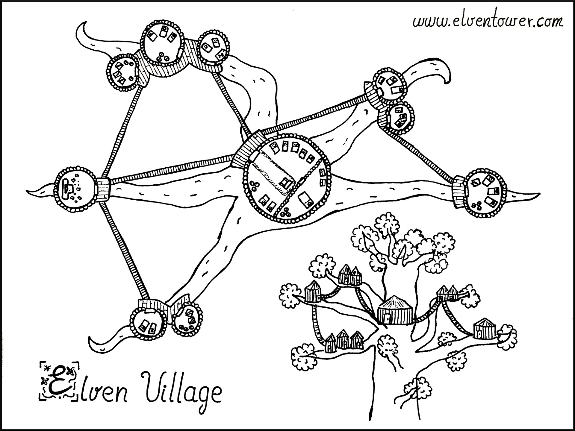 Elven Village - Map Elven Village - Map