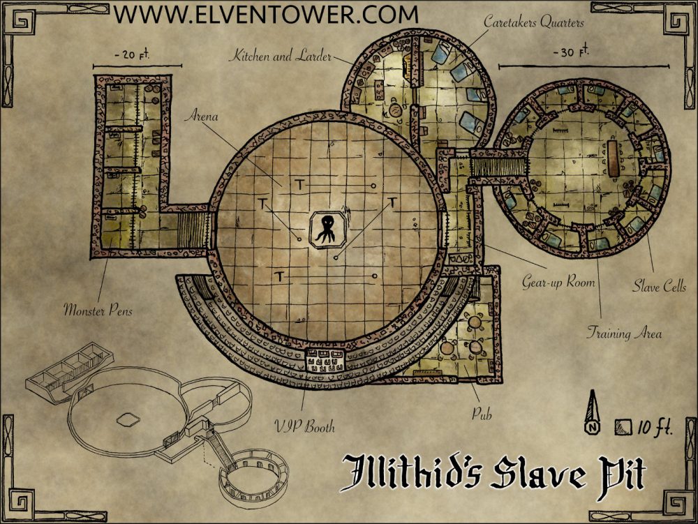 Map 41 – Illithid's Slave Pit