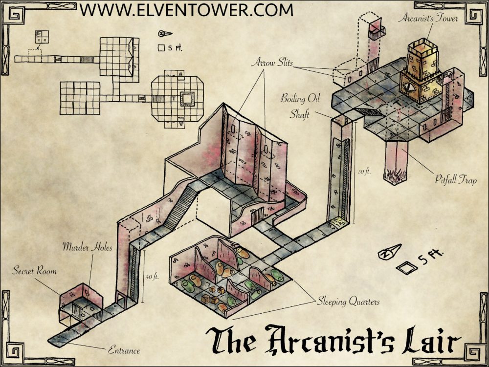 Map 42 – The Arcanist’s Lair