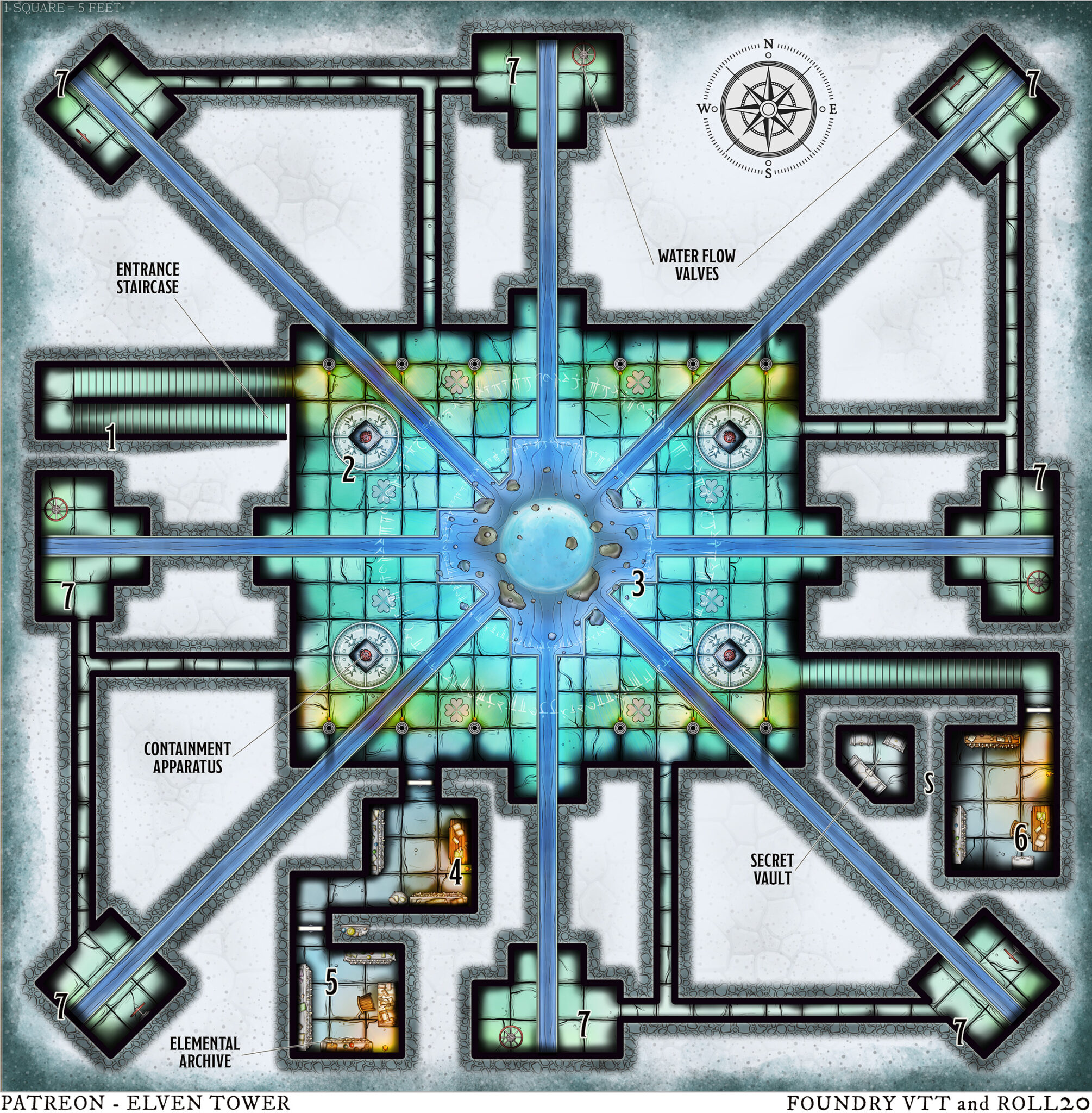 624 The Elemental Heart - Level 5 Delve